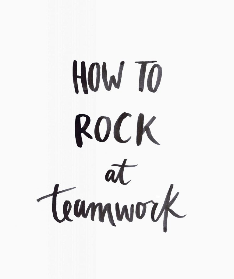 How To Rock At Teamwork - Kinlake | Creative Folks